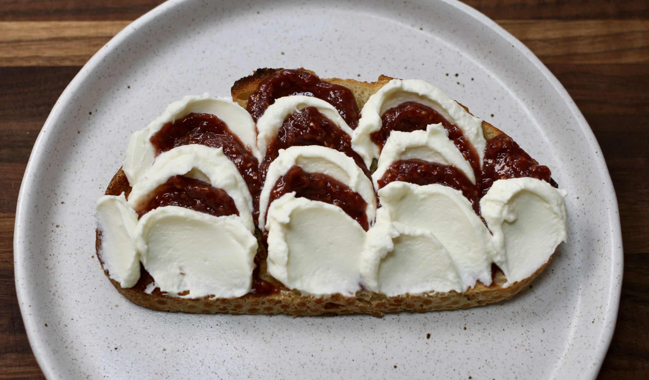 Whipped Ricotta Cheese & Jam Toast - The Cool Mom Co.
